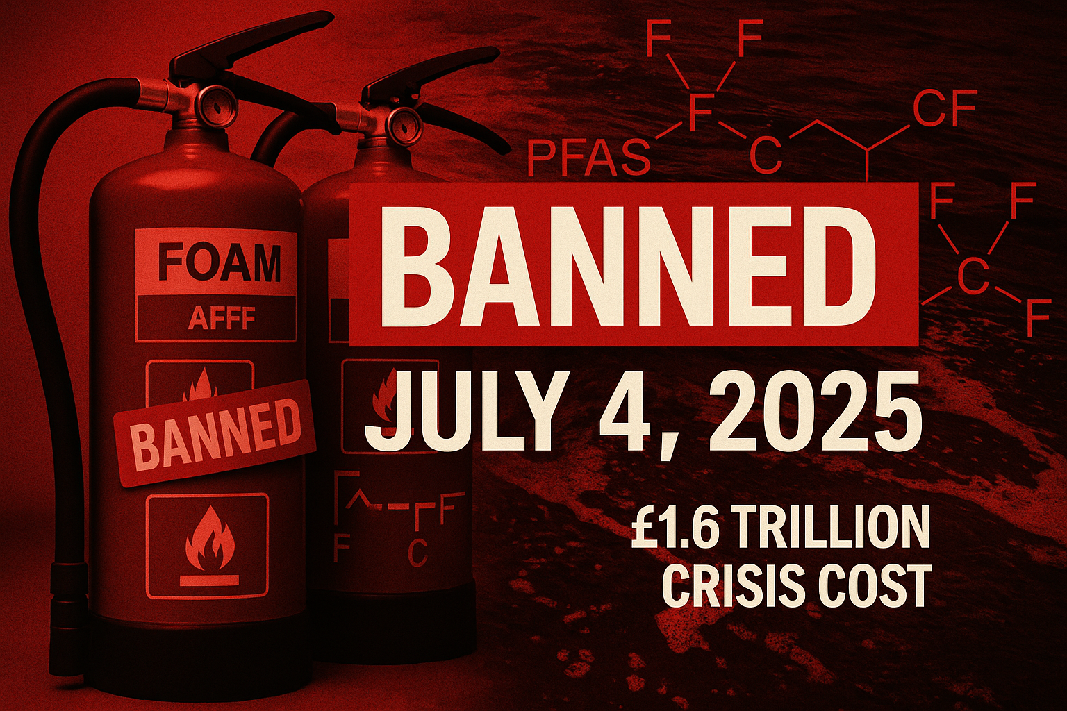 AFFF Fire Extinguisher Ban July 2025: The £1.6 Trillion Environmental ...